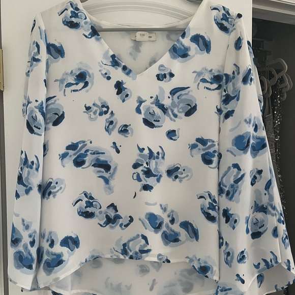 Club Monaco | Tops | Club Monaco Floral Long Sleeve Blouse | Poshmark